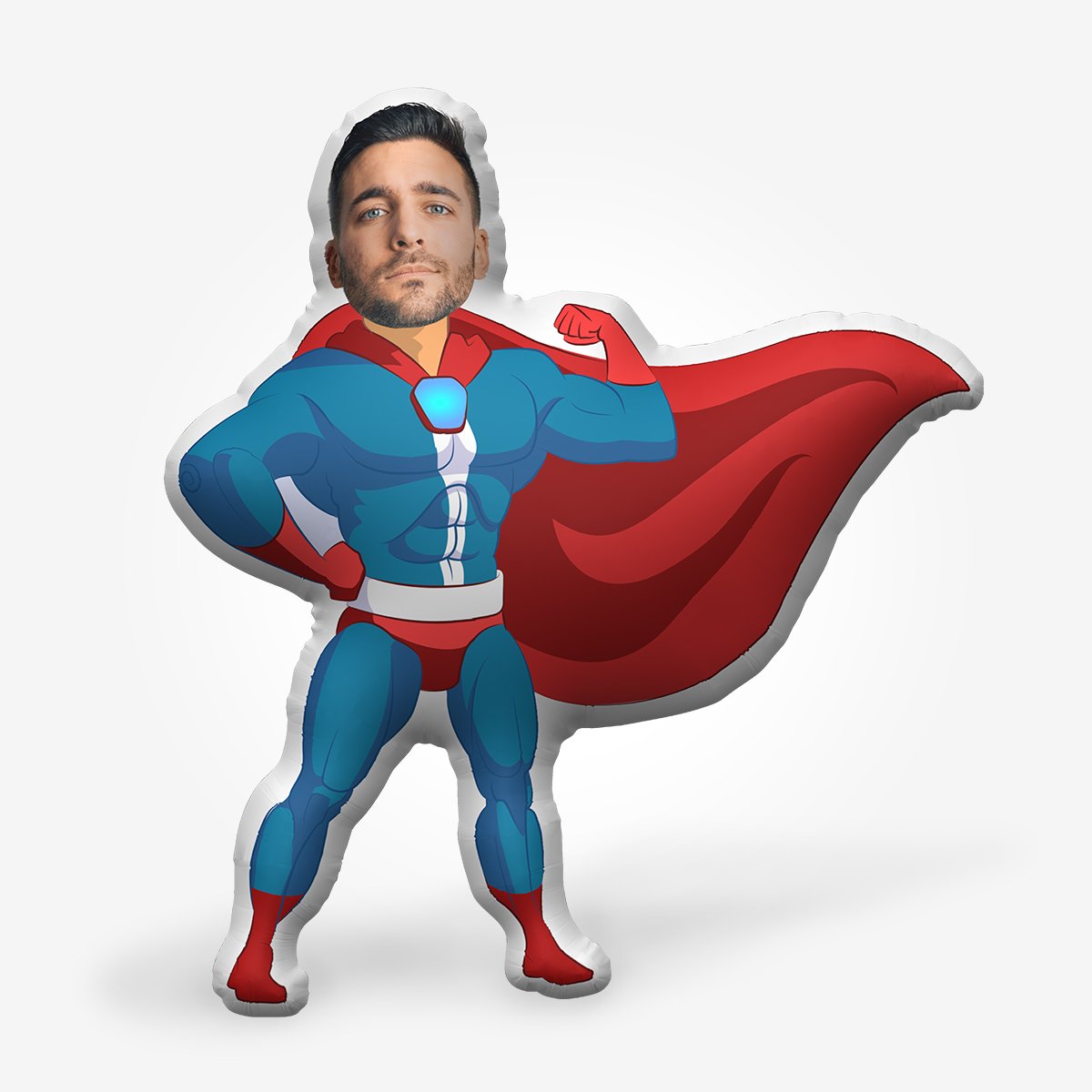 Custom Superman Face Shaped Pillow – MYPHOTOBLANKETS
